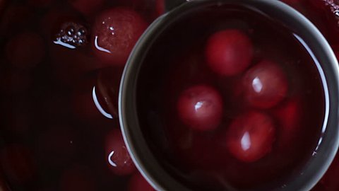 Serving Kompot Juice Ladle Stock Footage Video (100% Royalty-free ...