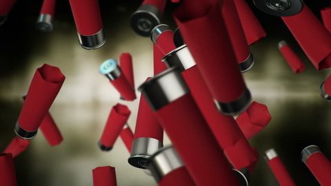 Animation Falling Bullets Different Calibers On Stock Footage Video ...