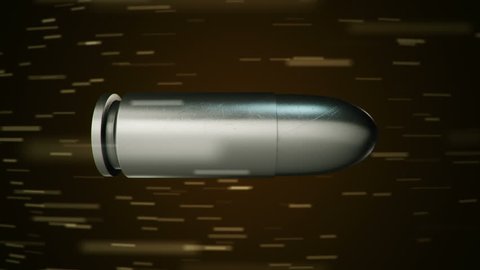 Animation Flying Bullet Lines Around Symbol Stock Footage Video (100% ...