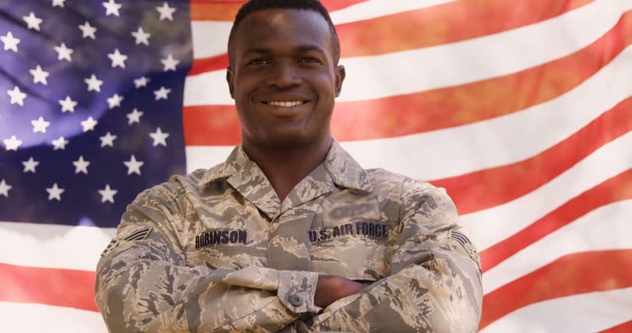 Soldier is Smiling to the Stock Footage Video (100% Royalty-free ...