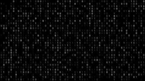 Twinkle Binary Code Screen Listing Table 스톡 동영상 비디오(100% 로열티 프리 ...