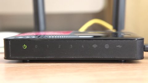 2 Internet modem is switched on and load settings and burn and flash ...