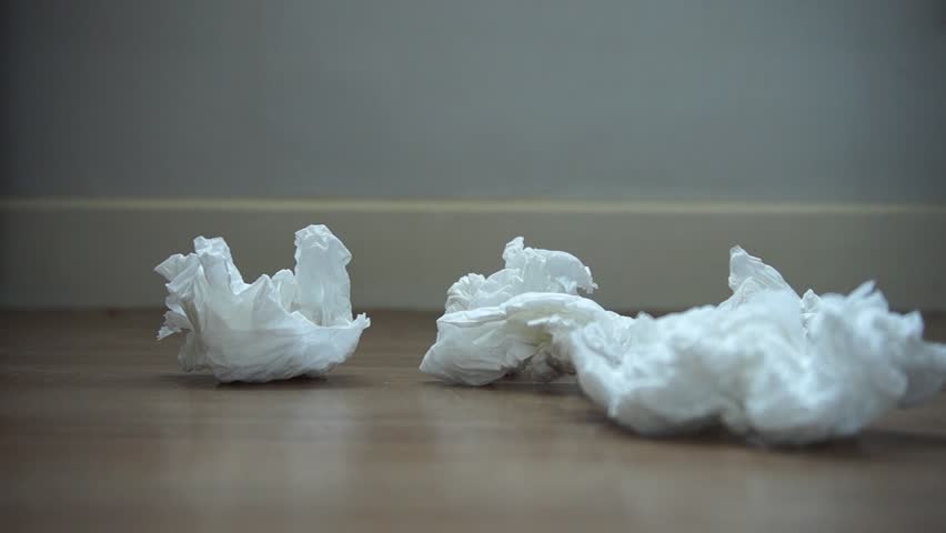 Throwing Useless Tissue Paperon the Stock Footage Video (100% Royalty ...