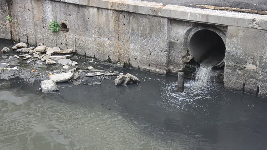 storm drain outflow stormwater water drainage Stock Footage Video (100% ...