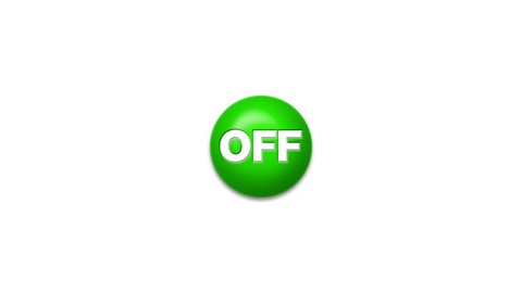 On Off Toggle Switch Button Red Stock Vector (Royalty Free) 576596074