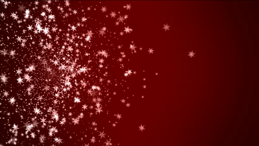 falling snow on red background Stock Footage Video (100% Royalty-free ...