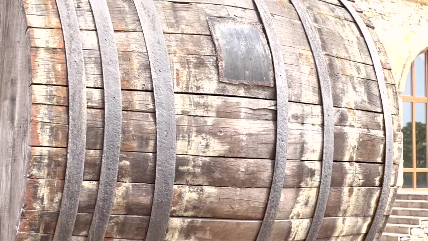 Zoom Out Big Wood Casks House Stock Footage Video (100% Royalty-free ...