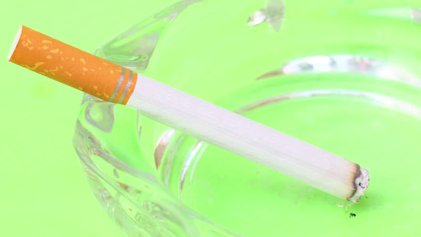 cigarette burning fast ashtray time lapse Stock Footage Video (100% ...