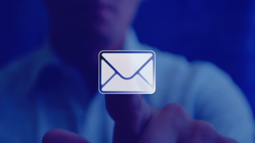 Email Icon, ?oncept Recieving Email. Stock Footage Video (100% Royalty ...