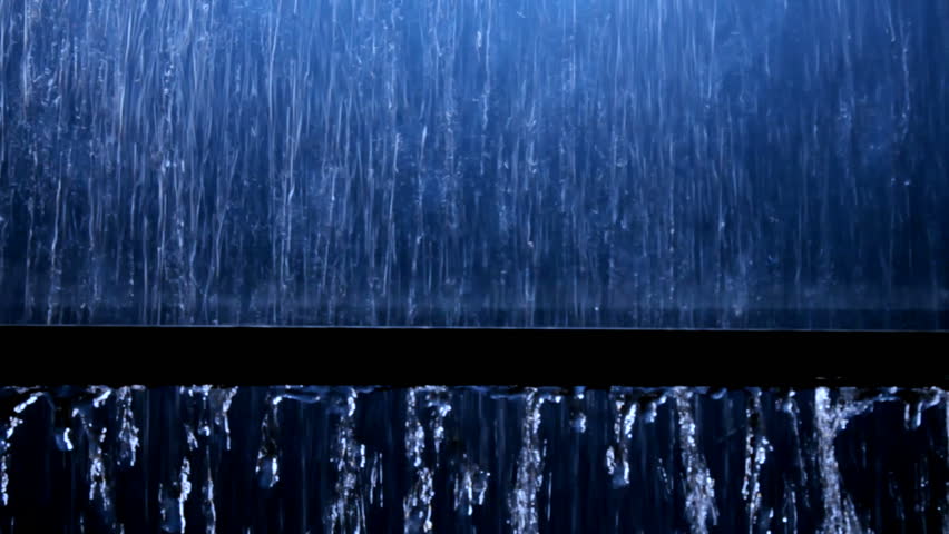 water running down window dripping over Stock Footage Video (100% ...