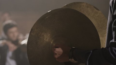 4k Man Playing On Ride Cymbal Stock Footage Video (100% Royalty-free ...