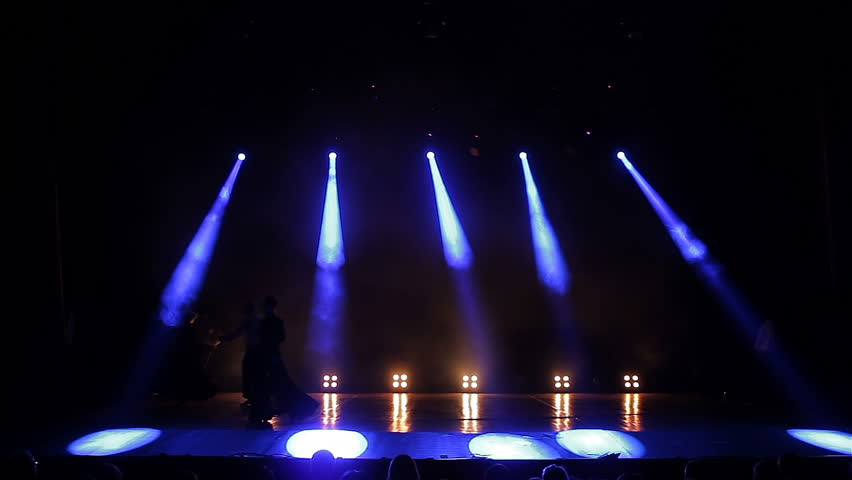 Colorful Bright Stage Lights in Stock Footage Video (100% Royalty-free ...