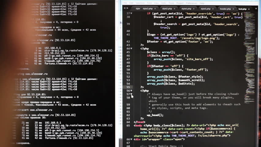 The Programmer at Work. the Stock Footage Video (100% Royalty-free ...