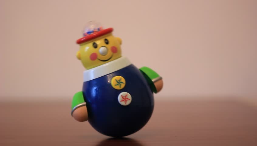 Roly Poly Children Toy Stock Footage Video (100% Royalty-free) 17837068 ...