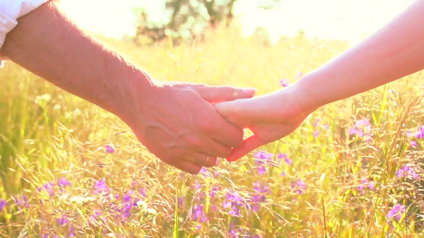couple taking hands running together on Stock Footage Video (100% ...