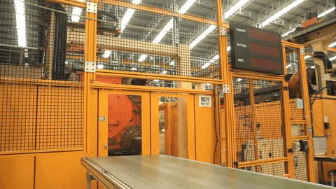 Plastic Chair Making Machine Factory Stock Footage Video (100% Royalty ...