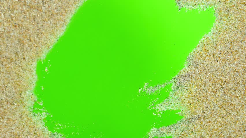 Sand On a Green Screen Stock Footage Video (100% Royalty-free) 17955997 ...