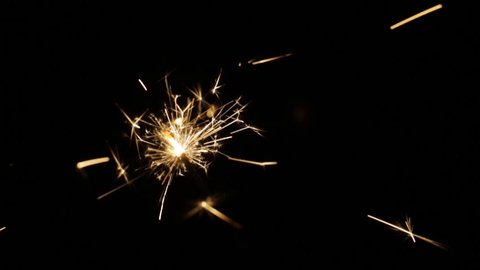 burning fuse bengal fire fizzling out Stock Footage Video (100% Royalty ...