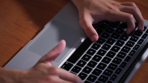 Young Teen Boy Tapping On Black Stock Footage Video (100% Royalty-free ...