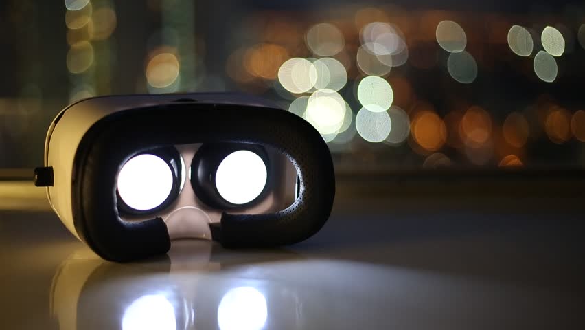 Virtual Reality Playing Inside Device Stock Footage Video (100% Royalty ...