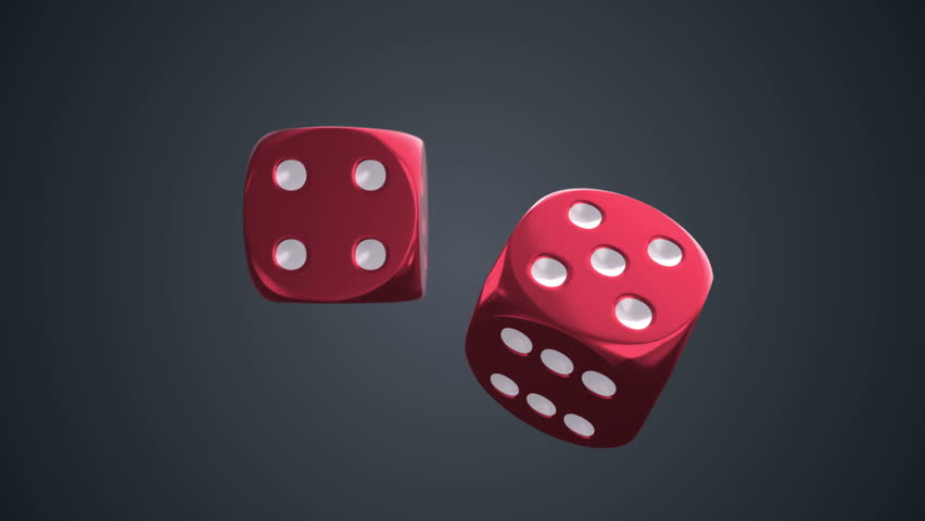 animation rotation two dice casino different Stock Footage Video (100% ...