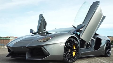 Lamborghini Fast Car Stock Footage Video (100% Royalty-free) 18053644 ...