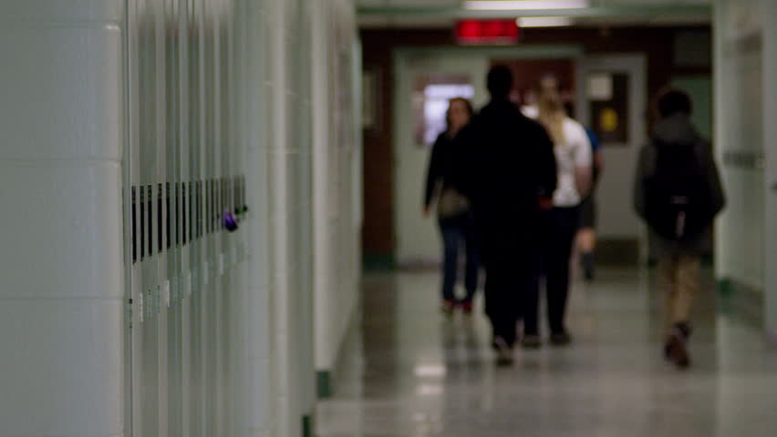 High School Hallway - Out Stock Footage Video (100% Royalty-free ...