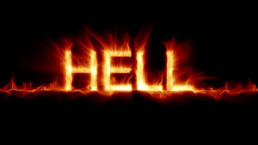 animated fire text hell perfect loop Stock Footage Video (100% Royalty ...