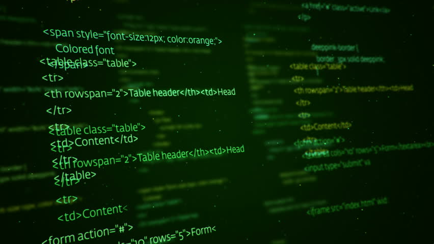 Simple Source Code Scrolling Text Animation Stock Footage Video 100 Royalty Free 5979869