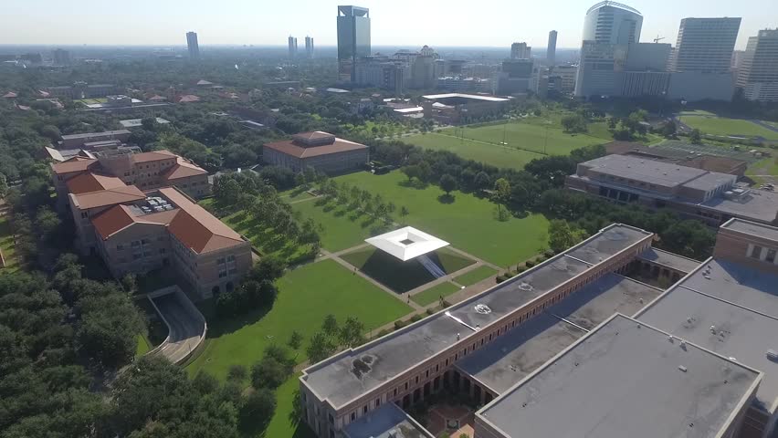 aerial rice university houston texas Stock Footage Video (100% Royalty ...