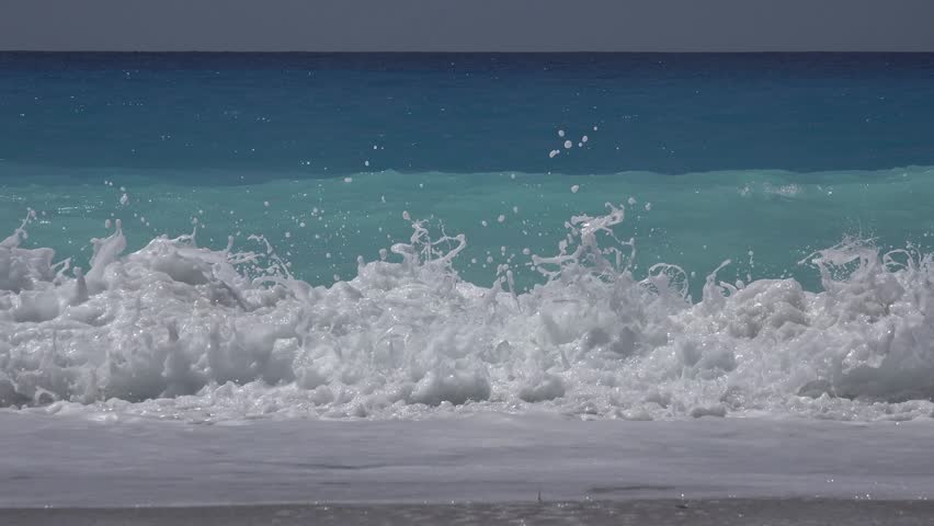 4k Sea Waves On Beach, Stock Footage Video (100% Royalty-free) 18116206 ...