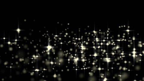 Glowing Star Particle Random Direction 3d Stock Footage Video (100% ...