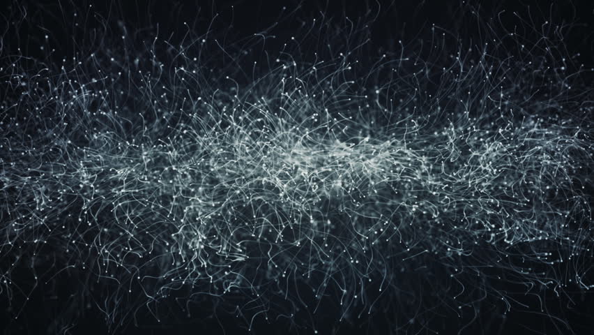 Abstract Background Animation Slow Moving Particles Stock Footage Video (100% Royalty-free ...