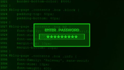 Animation Entering Password On Computer Screen Stock Footage Video (100 ...