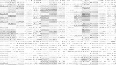 Screen Fast Changing Blinking Scrolling Binary Stock Footage Video (100 ...