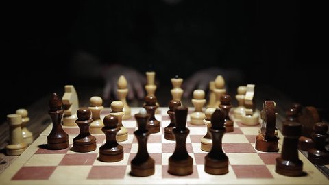 Playing Chess First Person Pov Timelapse Stock Footage Video (100% ...
