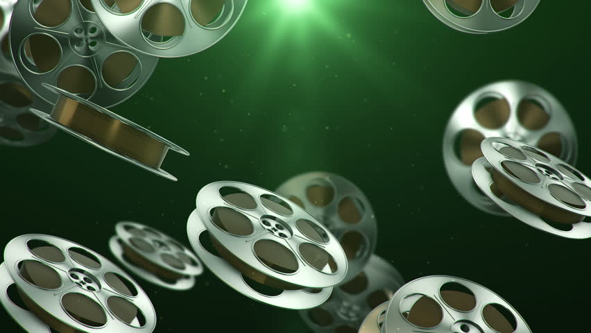 Animation of Film Reel in Stock Footage Video (100% Royalty-free ...