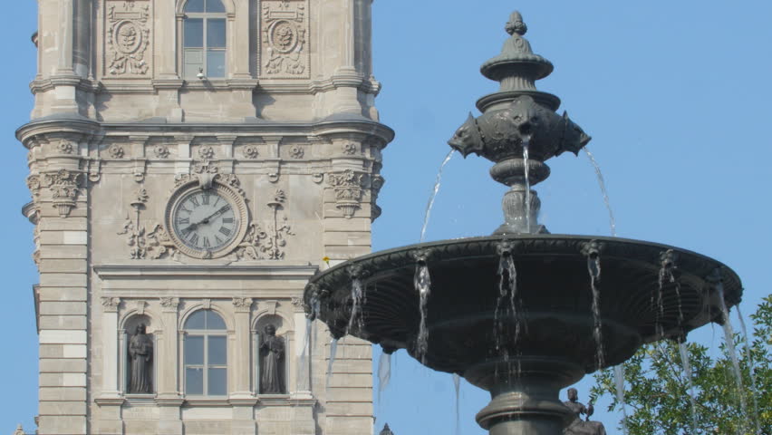 Fountains of Water in Quebec City, Canada image - Free stock photo ...