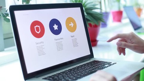 Website Design On Laptop Screen Stock Photo 686132824 | Shutterstock