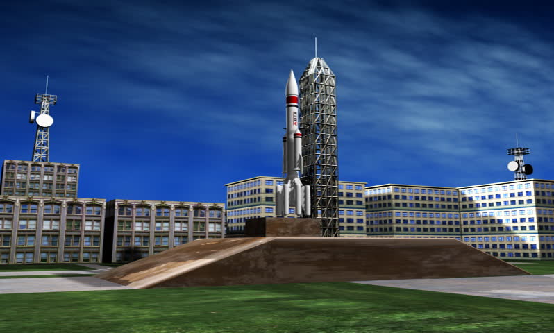 footage rocket launching platform Stock Footage Video (100% Royalty ...