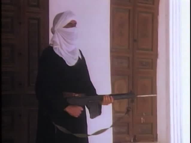 arabic guard stationed front house Stock Footage Video (100% Royalty ...