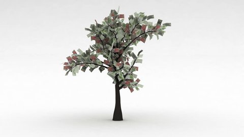 Tree Shaking Leaves Money Stock Footage Video (100% Royalty-free ...