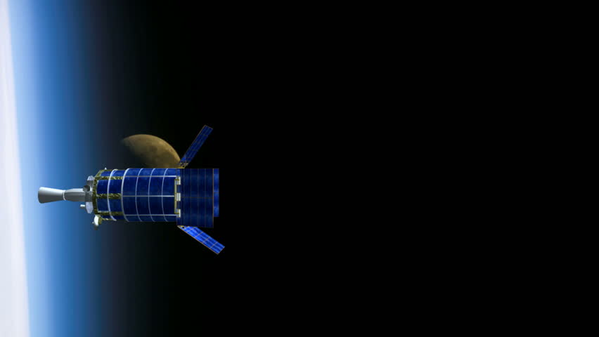 dsp satellites which operated by air Stock Footage Video (100% Royalty ...