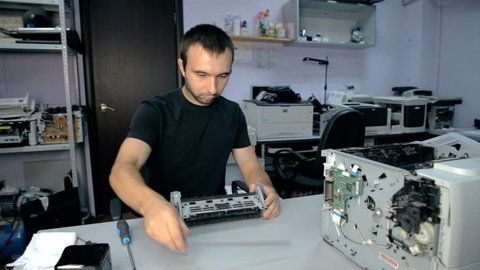 Man Repairing Computer Desktop Pliers Stock Photo 1027762012 | Shutterstock