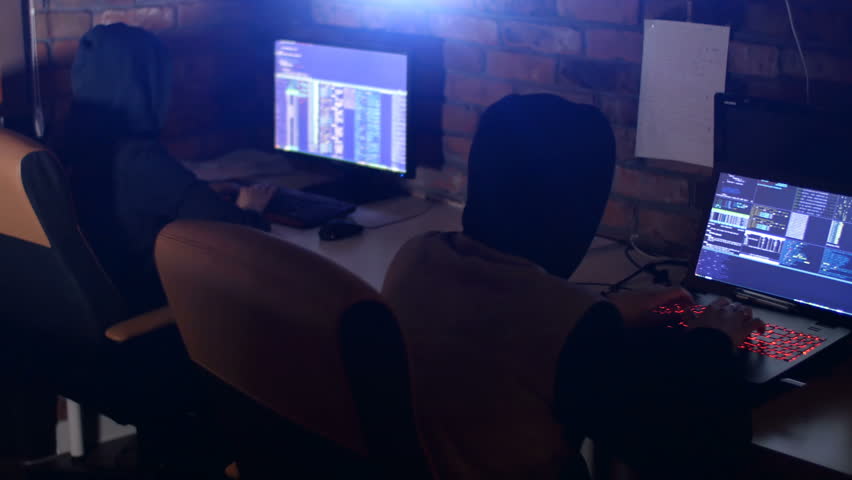 Hacker Using Laptop. Lots of Stock Footage Video (100% Royalty-free ...