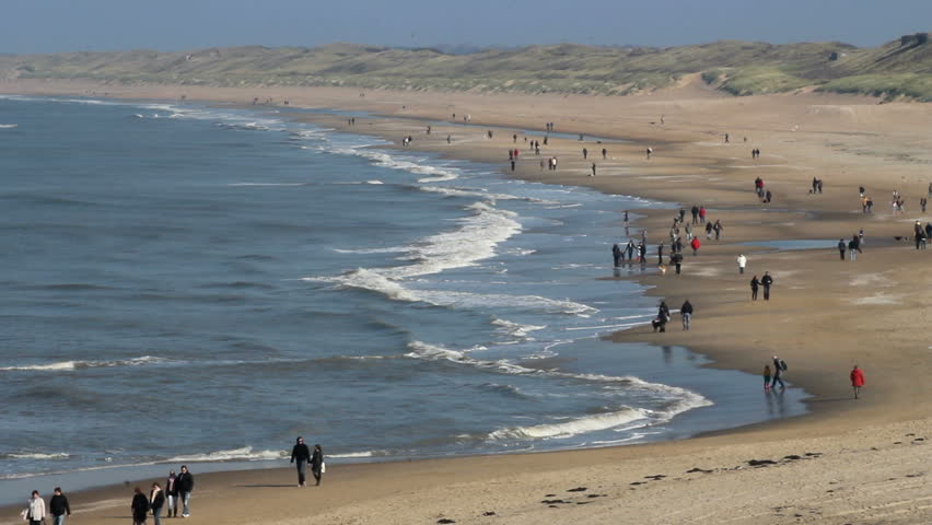 View Along the Dutch Coast Stock Footage Video (100% Royalty-free ...