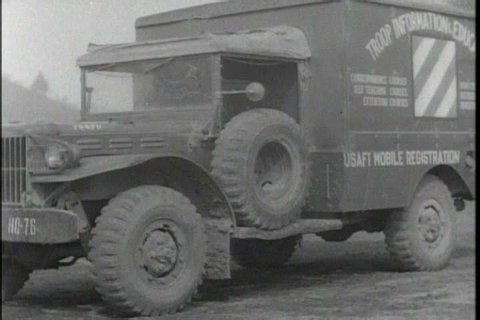 Truck Army Green Vehicle Armored Machine Stock Illustration 619433900