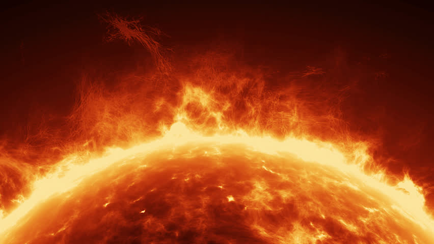 animation burning sun Stock Footage Video (100% Royalty-free) 18556112 ...