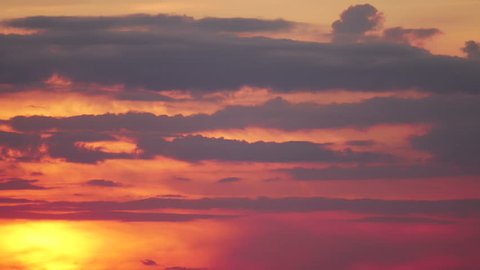 Moving Sunset Sky Background Stock Footage Video (100% Royalty-free ...