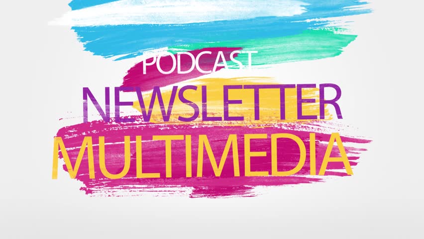 Colorful newsletter template Stock Video Footage - 4K and HD Video ...